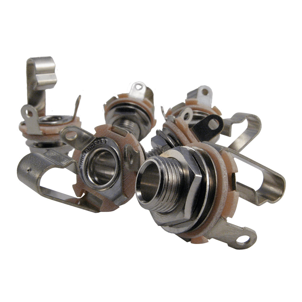 Conector Jack Ernie Ball Mono Fêmea Kit com 6